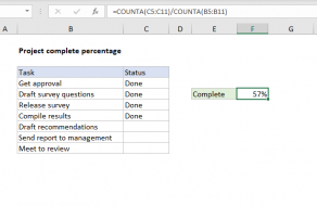 Summary Count With Percentage Breakdown Excel Formula Exceljet